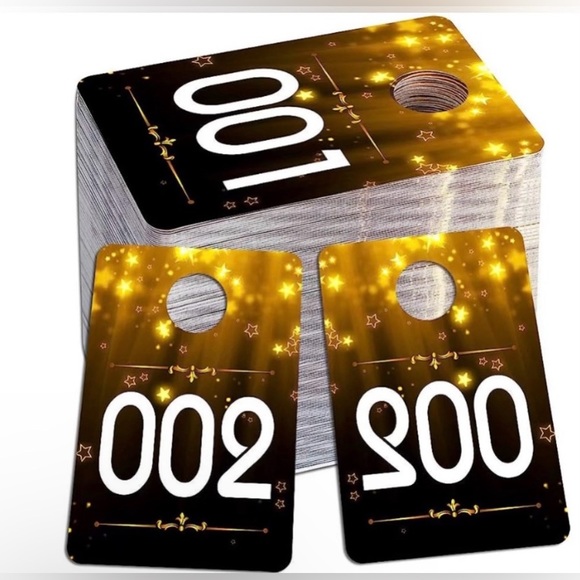 Boutique | Office | 0 To 100 Closet Numbers Blackgold | Poshmark
